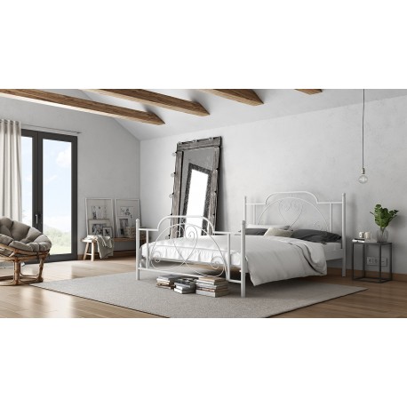 CHIC STROM ELLIE ΜΕΤΑΛΛΙΚΟ ΚΡΕΒΑΤΙ ΔΙΠΛΟ ΜΕ ΧΑΜΗΛΟ ΠΟΔΑΡΙΚΟ ΓΙΑ ΣΤΡΩΜΑ ...