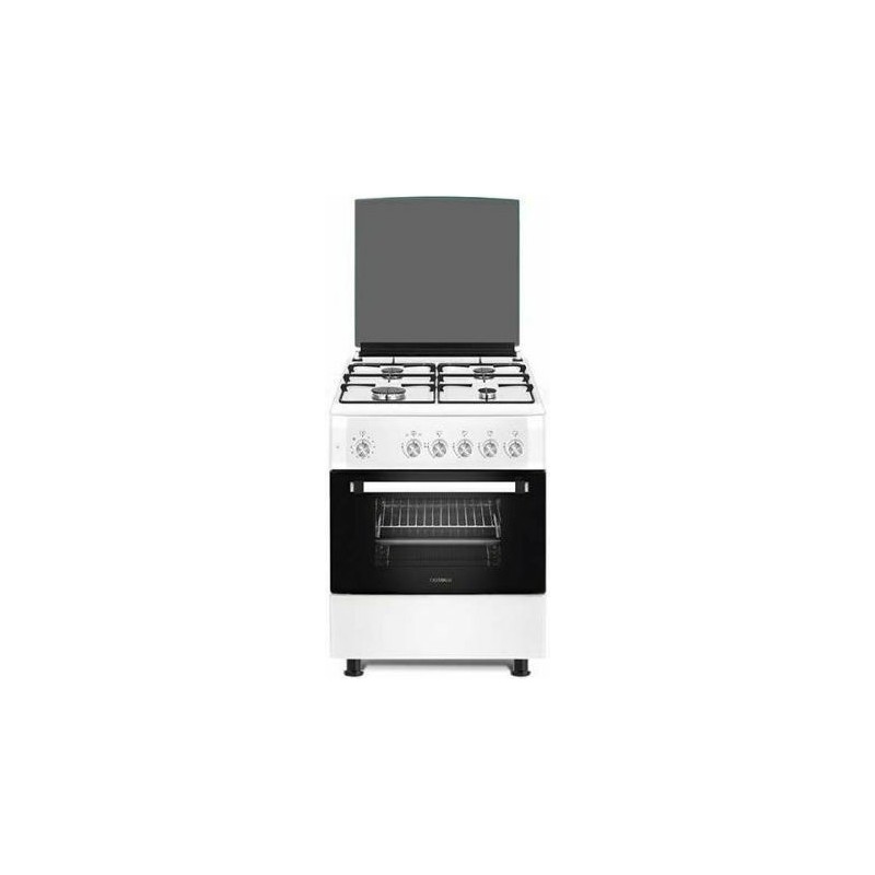 FERRE F6TS40G2-W ΚΟΥΖΙΝΑ ΑΕΡΙΟΥ 64LT ΜΕ ΕΜΑΓΙΕ ΕΣΤΙΕΣ ΛΕΥΚΗ Π60 ΕΚ