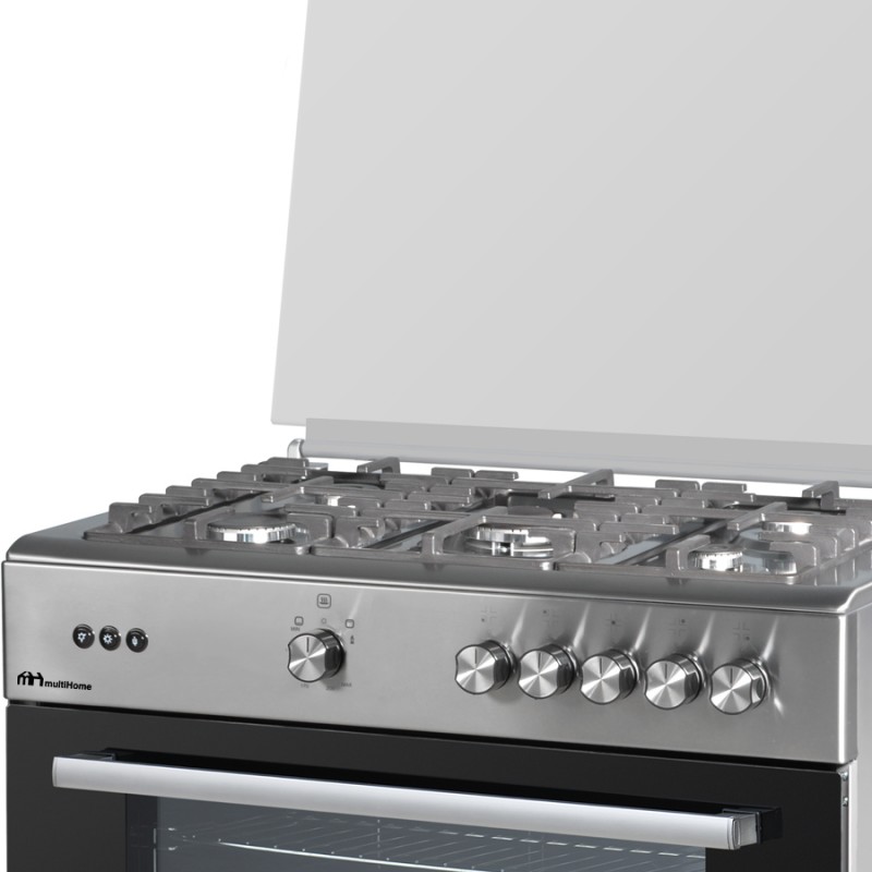 ΚΟΥΖΙΝΑ ΑΕΡΙΟΥ MULTIHOME MH-6199 INOX