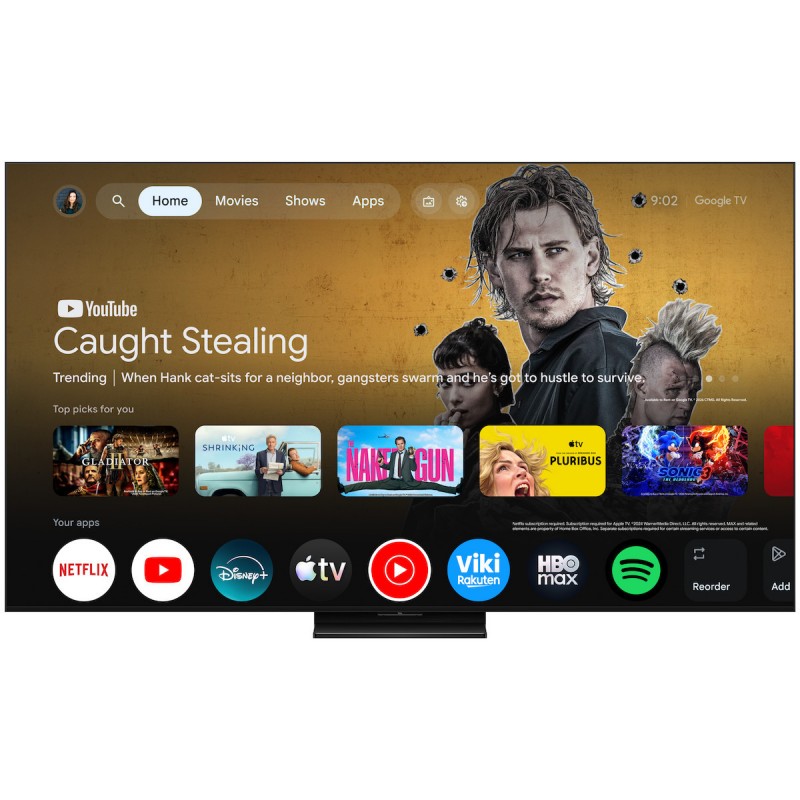 TCL 55A400U Smart Τηλεόραση 55" 4K UHD QD-Mini LED A400U HDR (2026) E