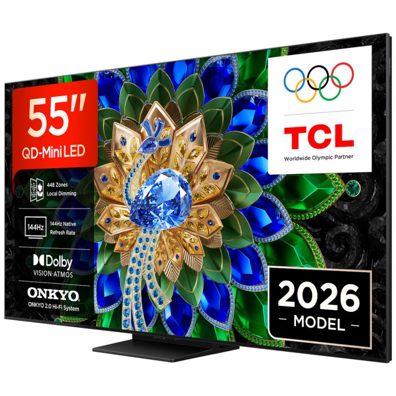TCL 55A400U Smart Τηλεόραση 55" 4K UHD QD-Mini LED A400U HDR (2026) E